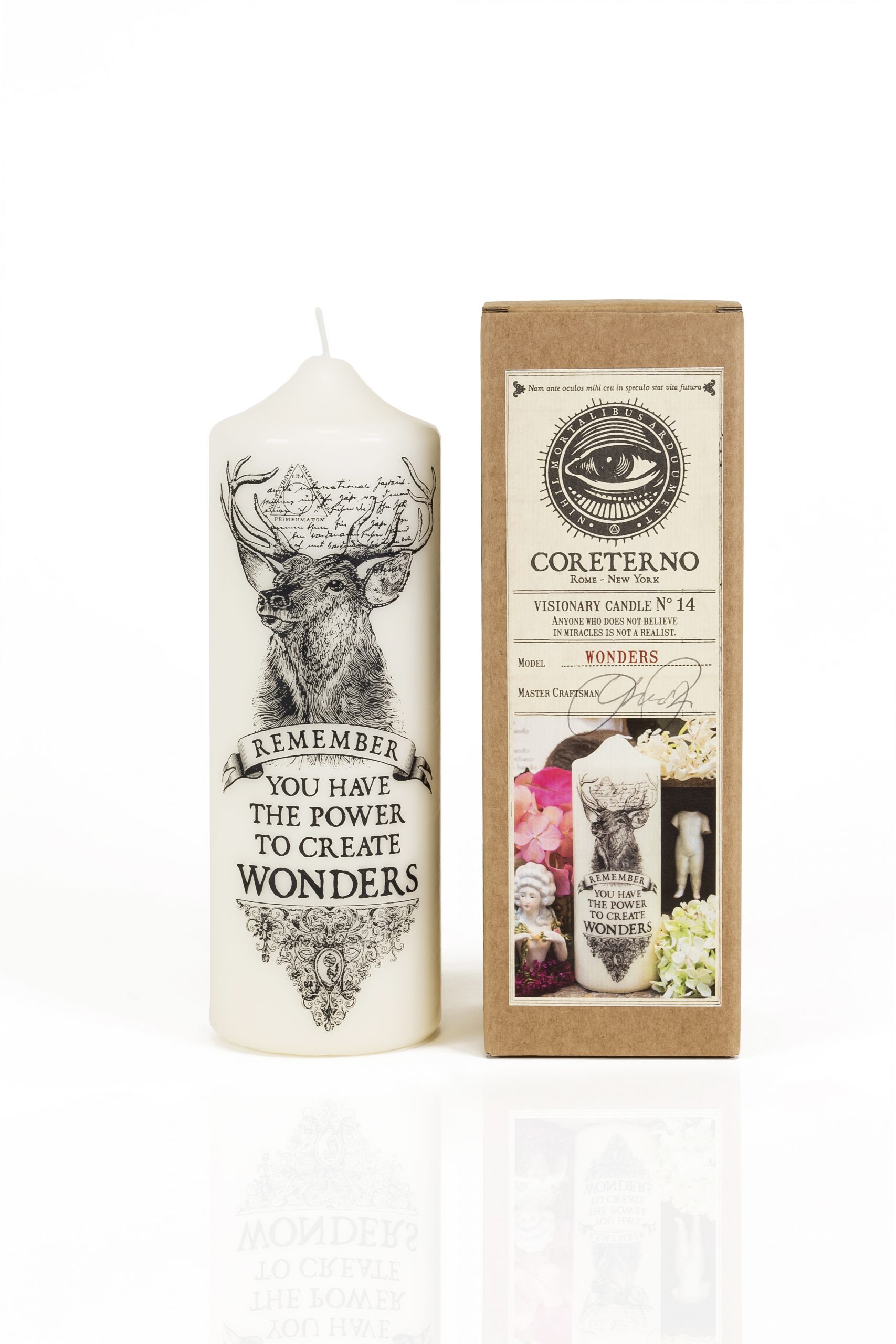 CORETERNO * Visionary Pillar Candle * Wonders | Arti Urbane