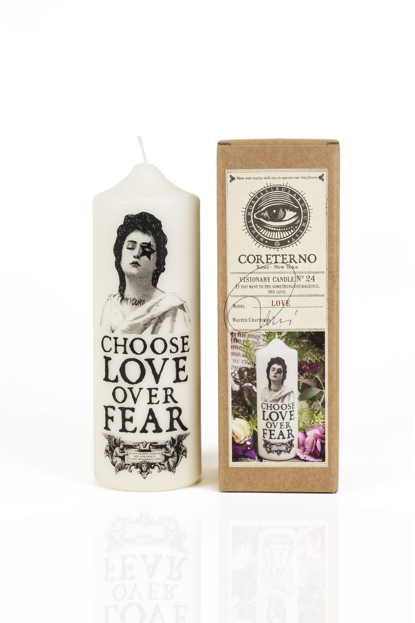 CORETERNO * Visionary Pillar Candle * Love | Arti Urbane